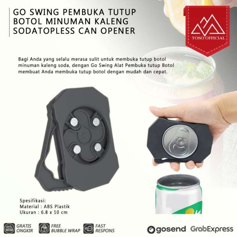 Promo Go Swing Pembuka Tutup Botol Minuman Kaleng Soda Topless Can ...