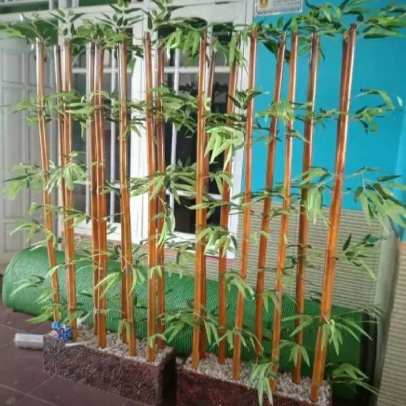Jual Pohon Bambu Palsu - Pohon Bambu Kuning Plastik di Seller Melangit ...