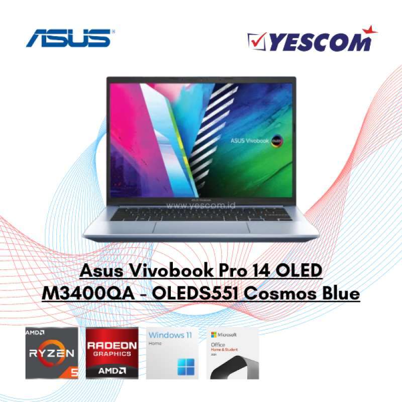 Jual Asus Vivobook Pro 14 Oled M3400qa - Oleds551 Cosmos Blue (amd ...