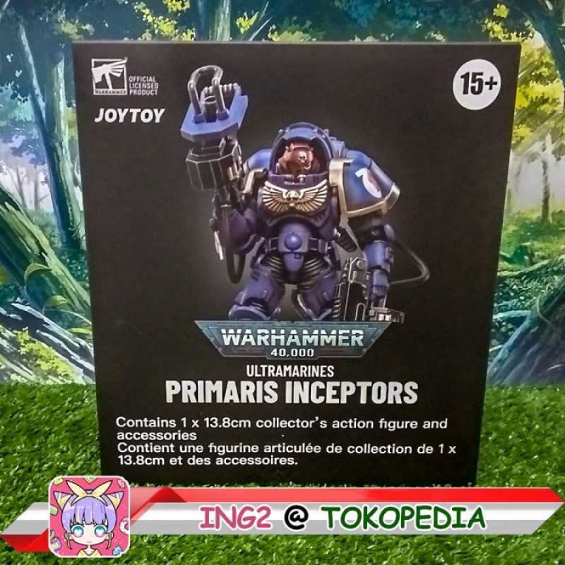 Promo Joytoy Warhammer 40k Ultramarines Primaris Inceptors Sergeant ...