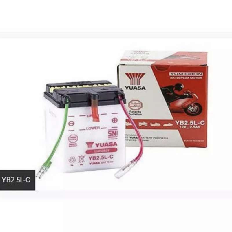 Jual Aki Accu Yuasa Yb 2,5 Lc Untuk Motor Gl Pro Gl Max Gl Series Original Di Seller Platinum ...