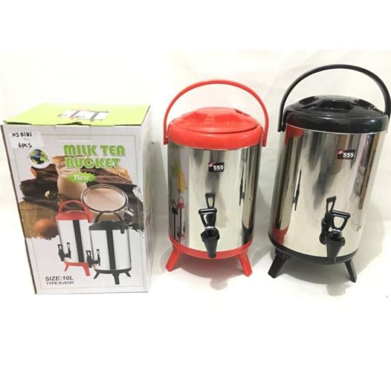 Promo Water Jug Milk Tea Bucket Stainless Steel Diskon 23% Di Seller ...
