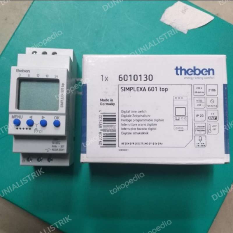 Jual Digital Timer Theben Simplexa 601 - Digital Timer Switch di Seller Haura - Cilandak Timur ...