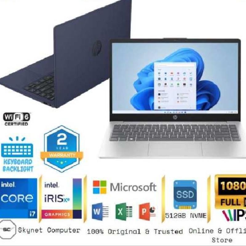 Promo HP 14 EP0018TU EP0019TU INTEL CORE i7 1355U RAM16GB SSD512GB FHD ...