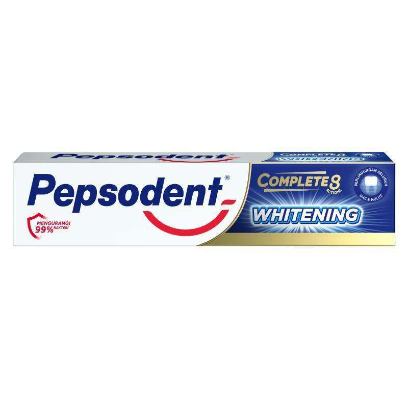 Promo Pepsodent Complete8 Whitening Toothpaste Pasta Gigi [75 g] Diskon ...