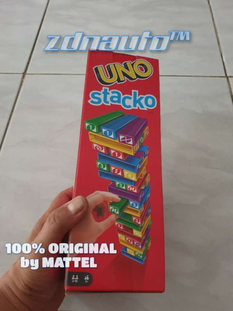 Jual UNO Stacko Blocks Original Mattel / Unostacko Original Mattel di ...