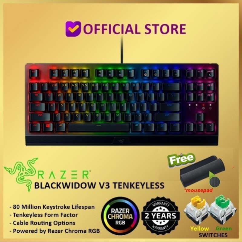 Promo Razer Blackwidow V3 Tenkeyless Mechanical Gaming Keyboard Diskon ...