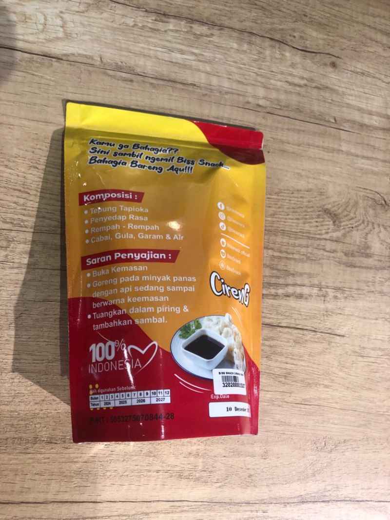 Jual Biss Snack Cireng 100gr | Snack Enak Di Seller M Bloc Market - Melawai, Kota Jakarta ...