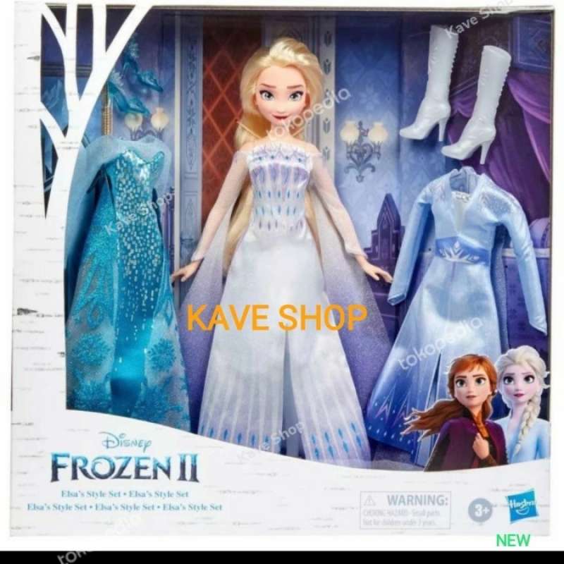 Promo Elsa Disney Frozen - Elsa's Style Set - NEW - ORI HASBRO Diskon ...
