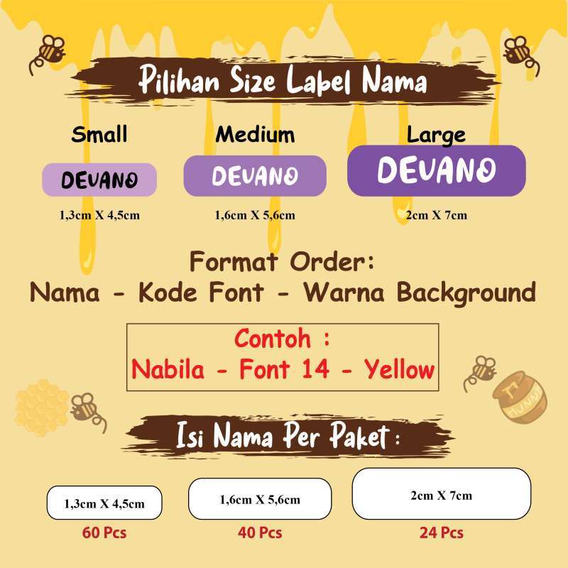 Jual Custom Label Nama Kaos Anak Seragam Sekolah Stiker Sablon Setrika ...