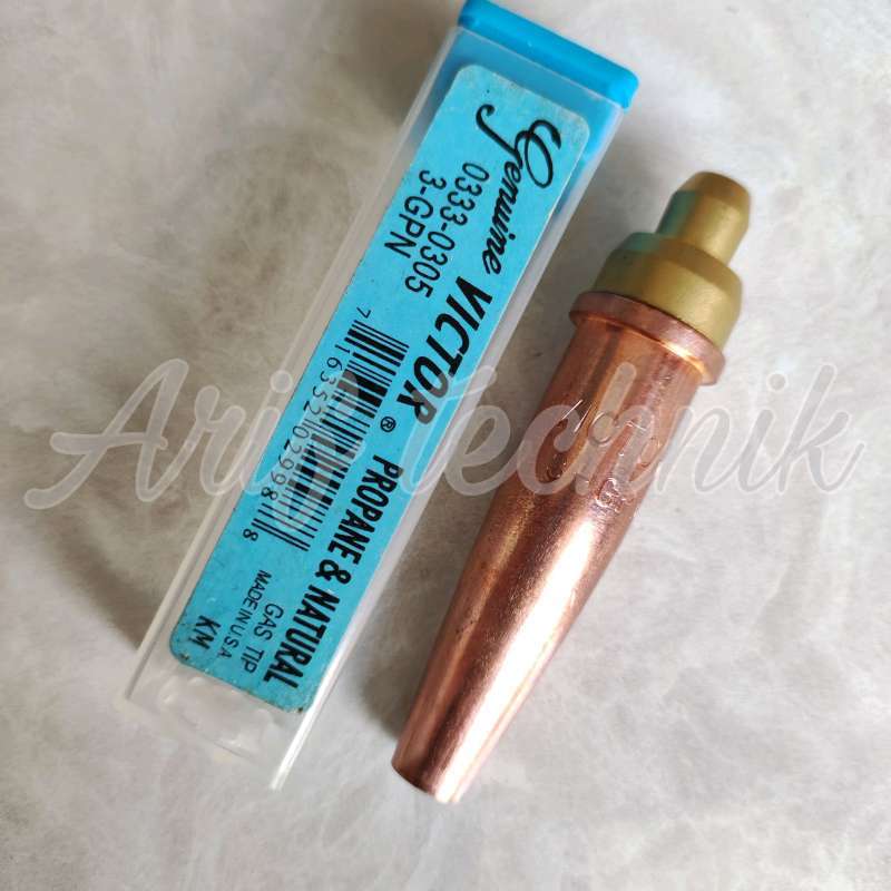 Jual Gas cutting tip VICTOR No 3 / Nozzle cutting LPG 3-GPN / VICTOR ...