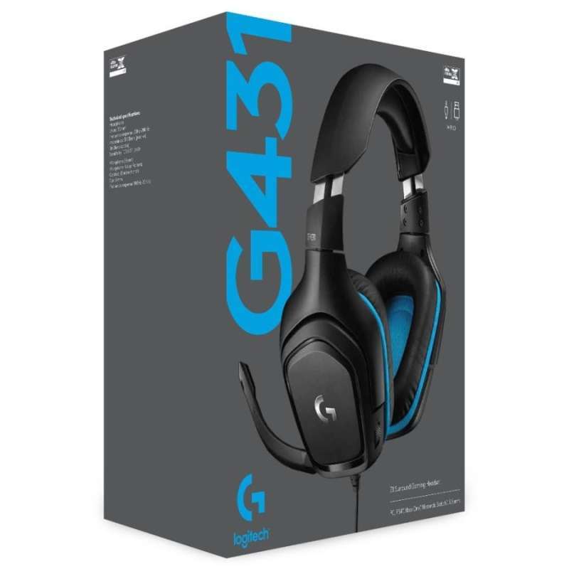 Jual GAMING HEADSET LOGITECH G431 7.1 SURROUND SOUND di Seller ...