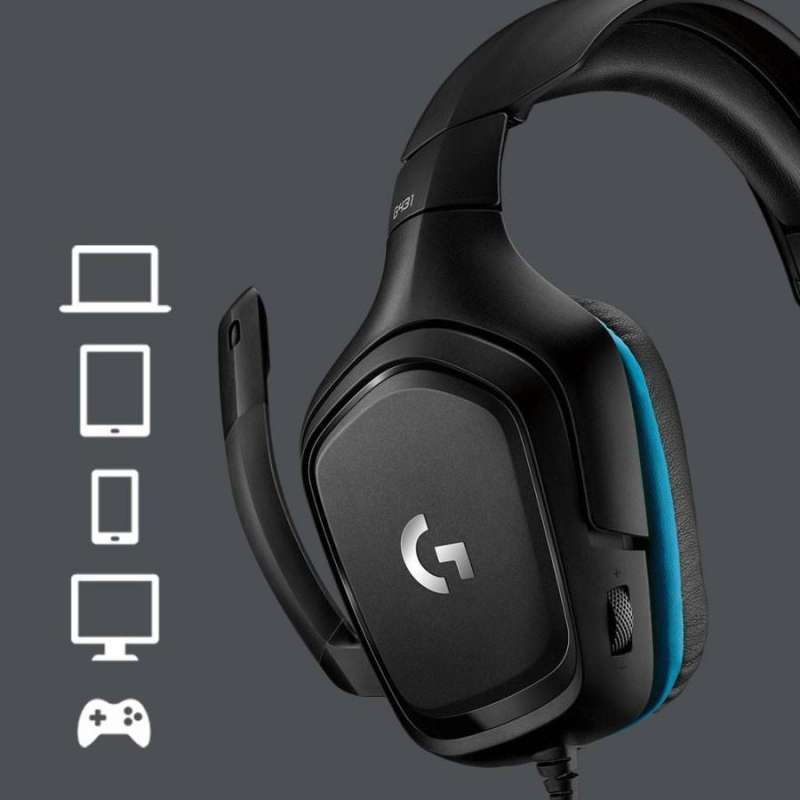 Jual GAMING HEADSET LOGITECH G431 7.1 SURROUND SOUND di Seller ...