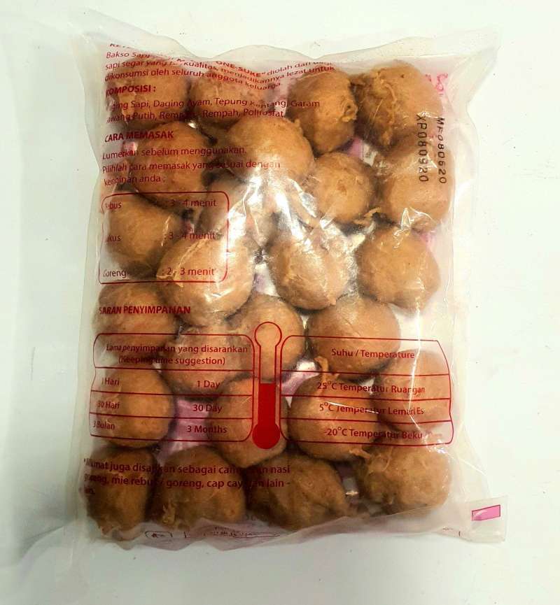 Jual Bangka One-suke Bakso Sapi [25 Pcs/ 500 Gr] Di Seller Sumber Harapan Frozen Food - Pulo ...