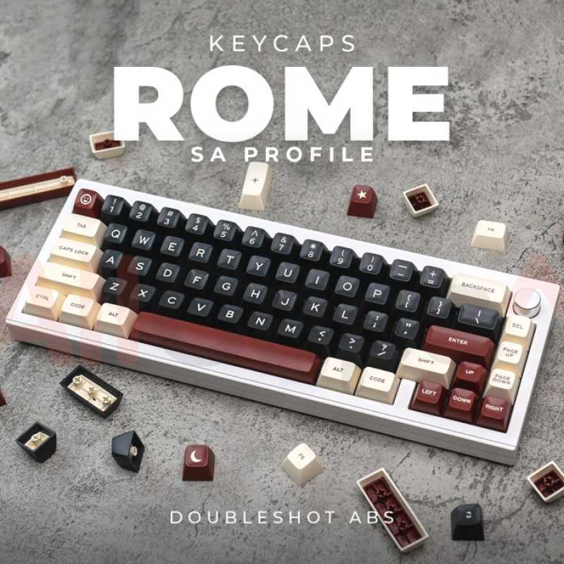 Jual ROME Doubleshot ABS SA Profile Keycaps di Seller Indah Komputer ...