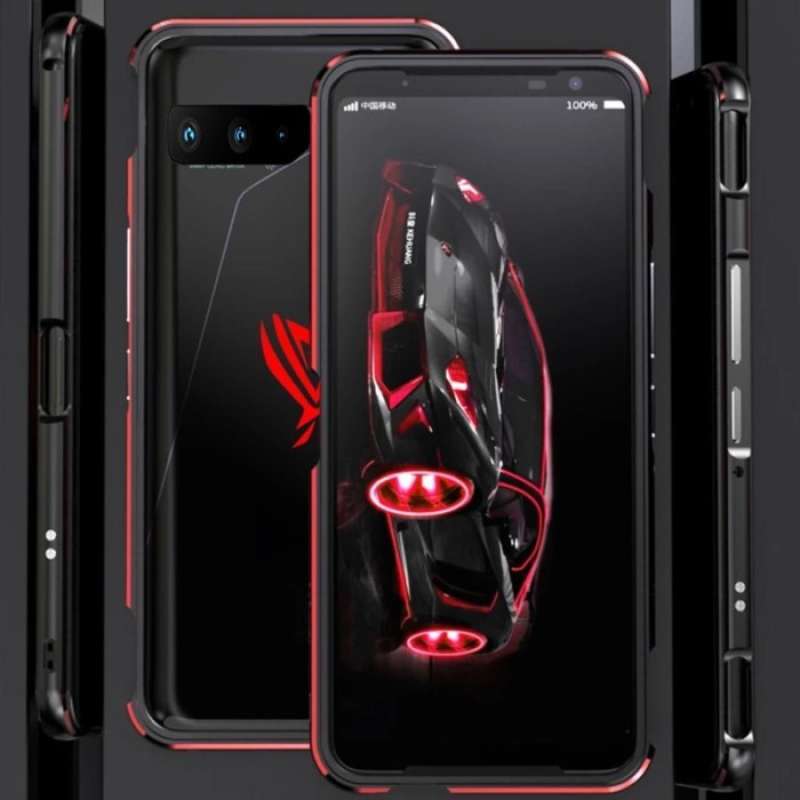 Promo ASUS ROG PHONE III 3 ZS661KS METAL FRAME BUMPER ORIGINAL HARD ...
