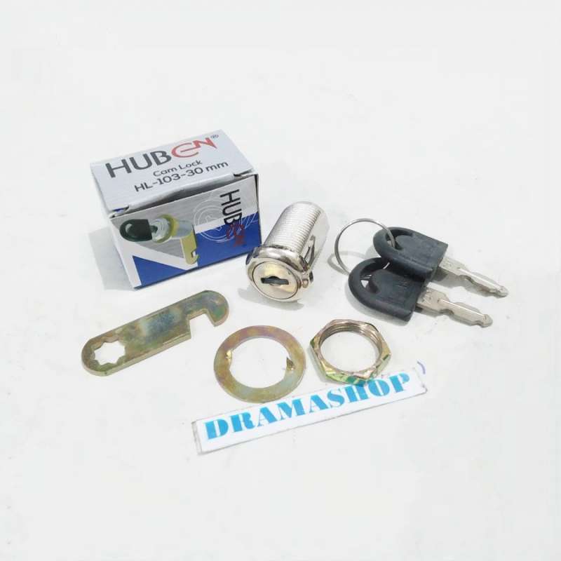 Jual Kunci Loker Locker Cam Lock Huben 30mm Di Seller Dramashop ...