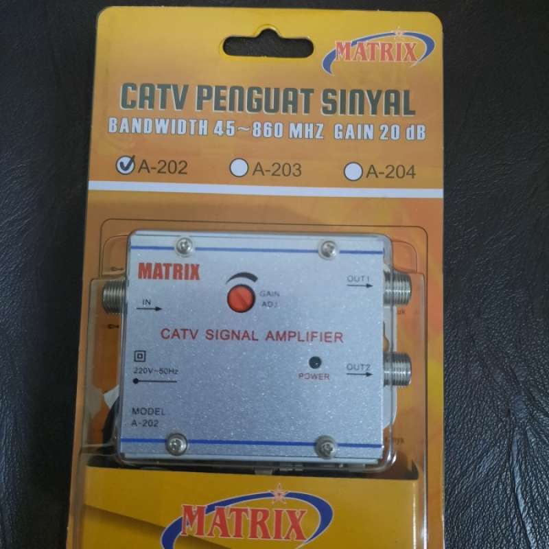 Promo Booster Antena Tv Digital / Penguat Signal Tv - Original Matrix ...