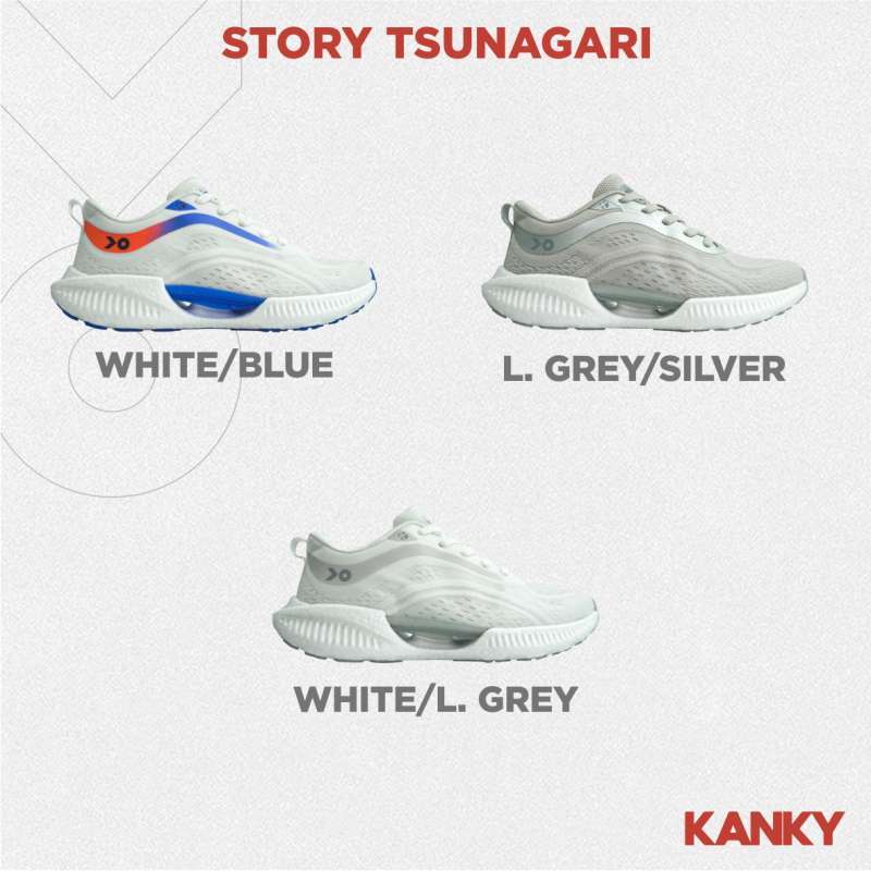 Jual Kanky Story Tsunagari - Sepatu Sneakers Casual Sport Sekolah Pria ...
