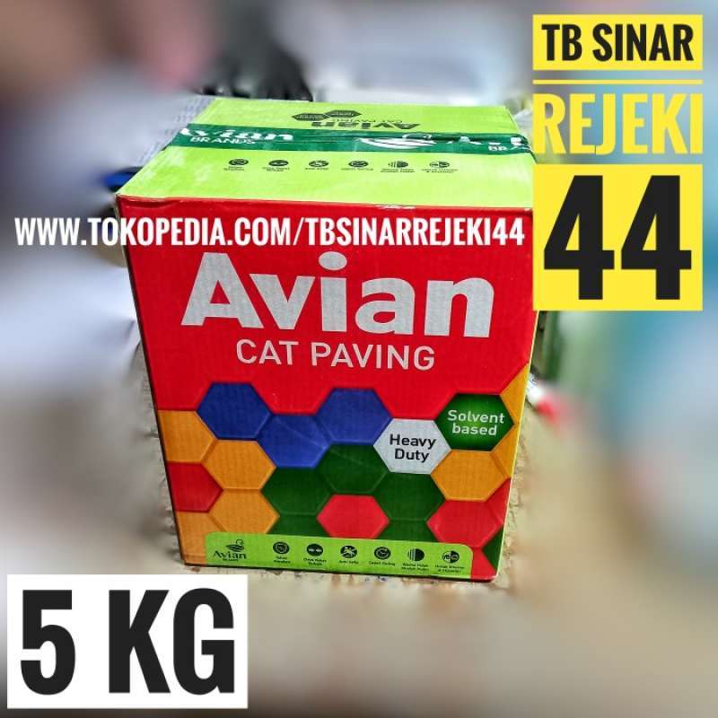 Jual 5 KG AVIAN PAVING CAT MINYAK JALAN ASPAL BETON LAPANGAN [2 ...