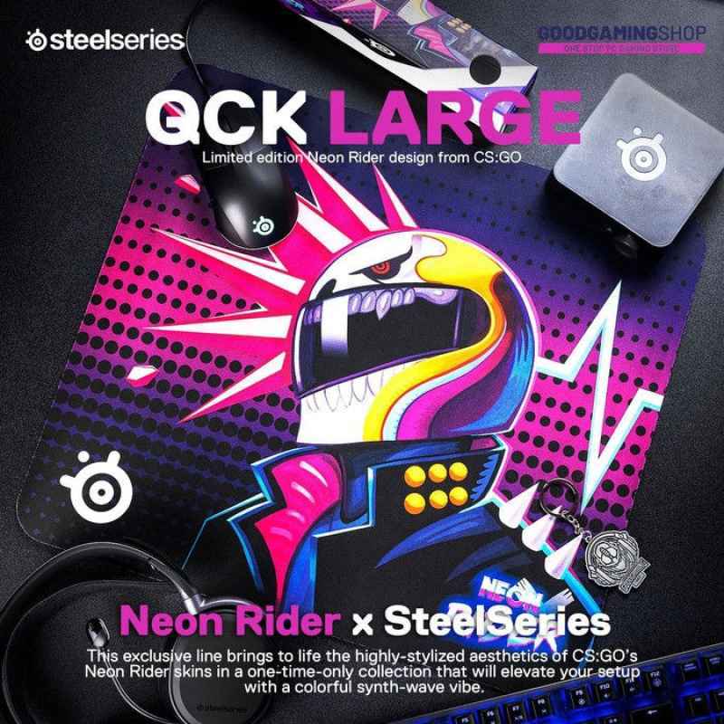 Jual Steelseries Qck Large Neon Rider Edition - Gaming Mousepad Di ...