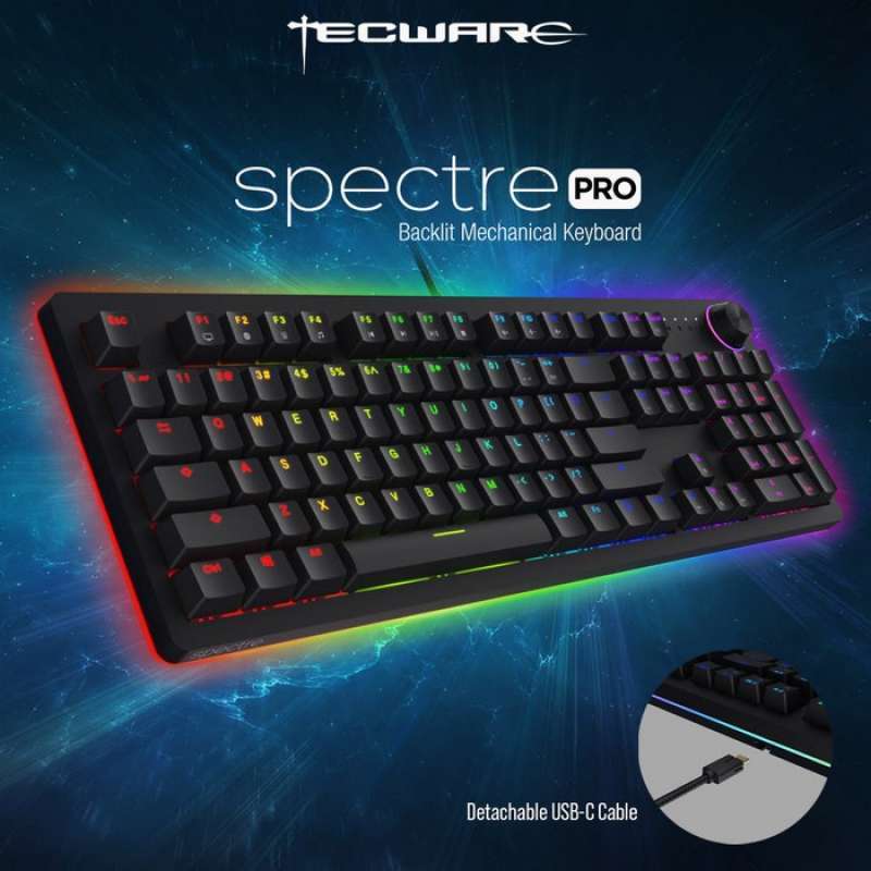 Promo TECWARE SPECTRE PRO RGB OUTEMU BLUE SWITCH MECHANICAL GAMING ...