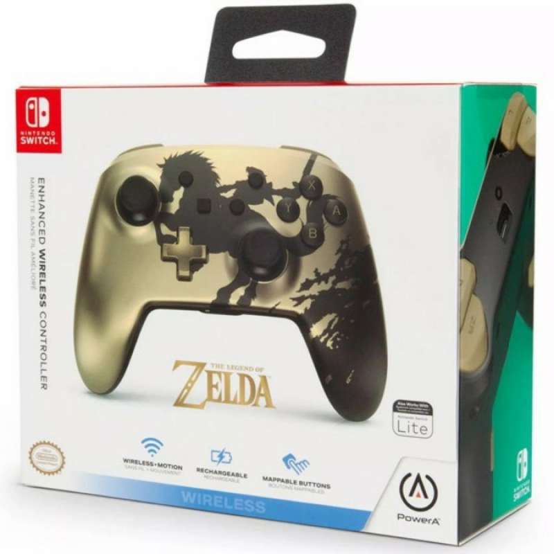 Jual PowerA Enhanced Wireless Controller Nintendo Switch Gold Rider di ...