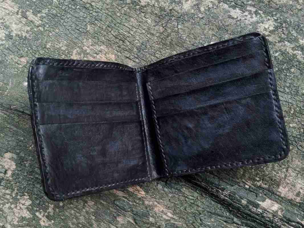 Jual Dompet Pria Kulit Asli Ikan Pari Handmade Warna Hitam Di Seller ...