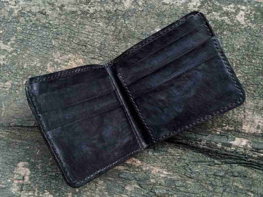 Jual Dompet Pria Kulit Asli Ikan Pari Handmade Warna Hitam Di Seller ...
