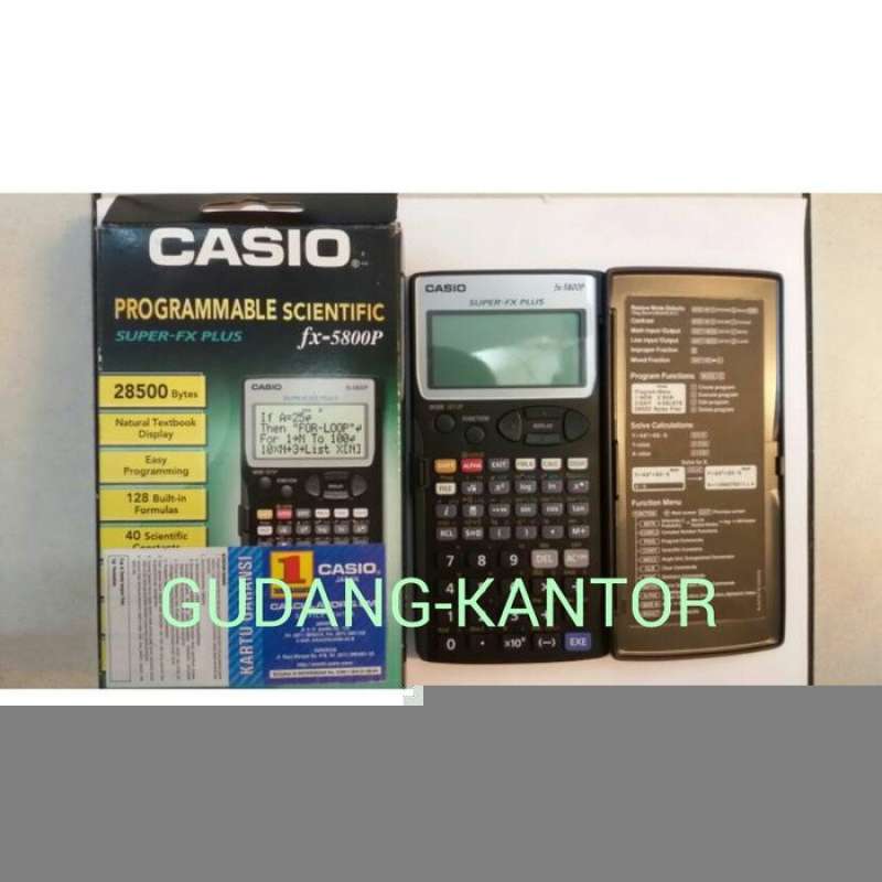 Jual Casio Fx-5800p Kalkulator Ilmiah Di Seller Akurima Store ...