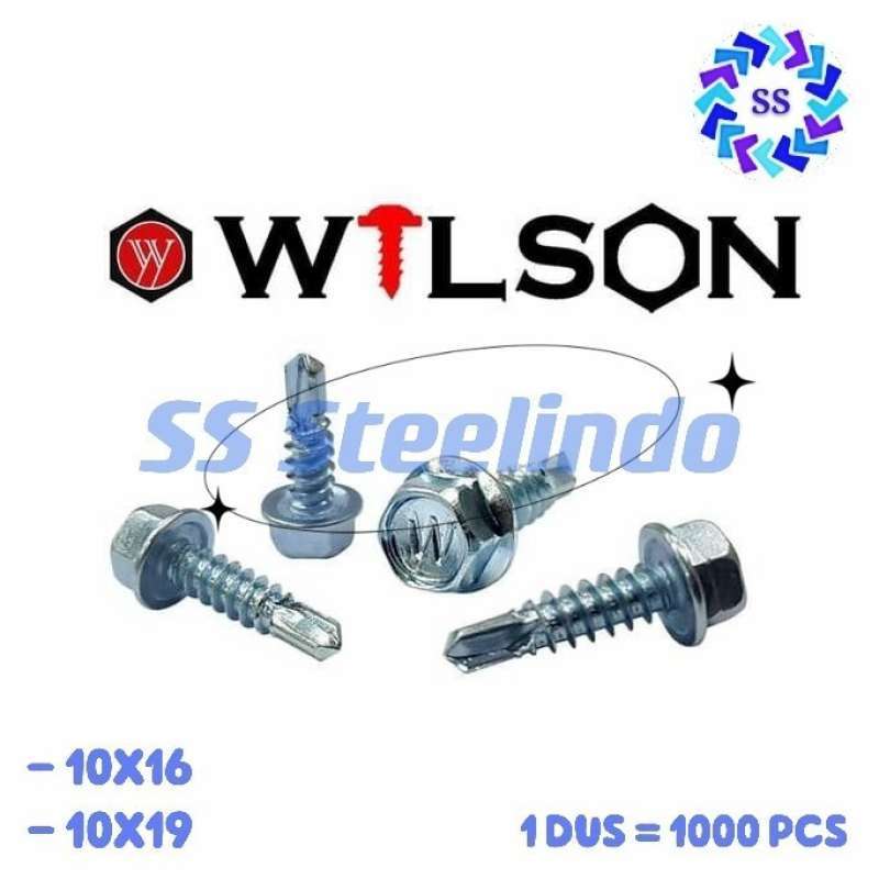 Promo BAUT ROOFING BAJA RINGAN WILSON 10X16 10X19 (1000PCS/DUS) Diskon ...