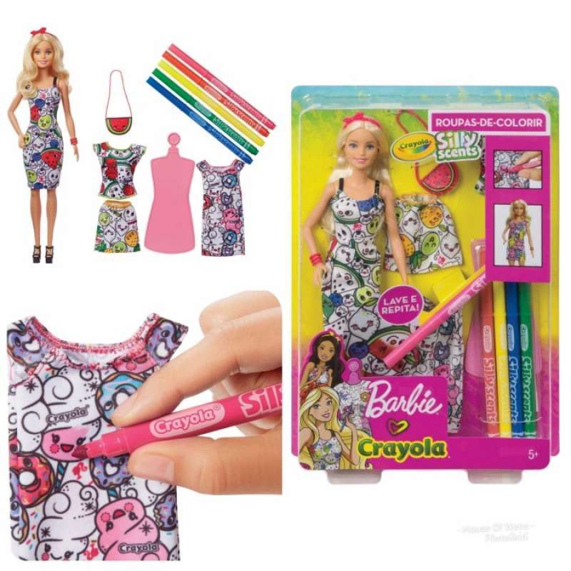 Promo BARBIE CRAYOLA COLOR IN FASHIONS SILLY SCENT - BARBIE Diskon 23% ...
