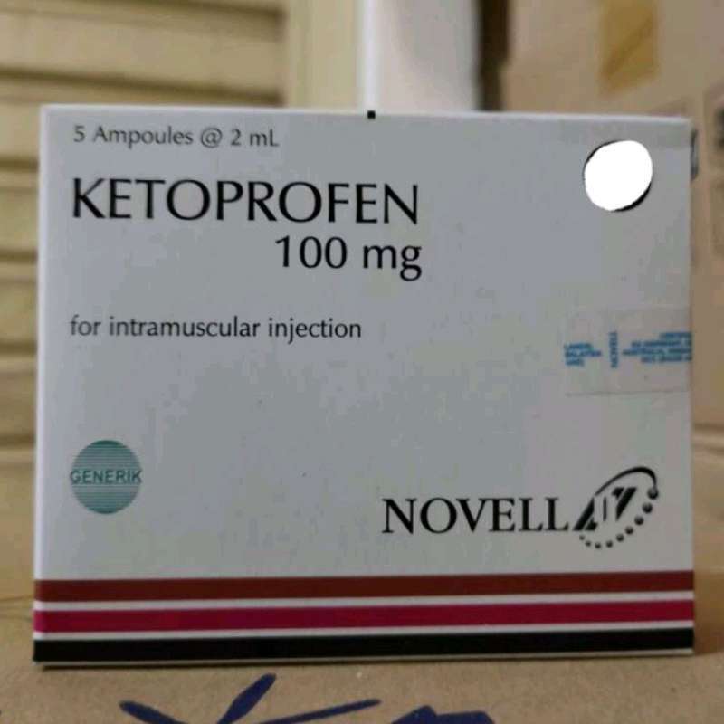 Jual Ketoprofen 100mg Injeksi Per Box Isi 5 Vial Original Di Seller ...