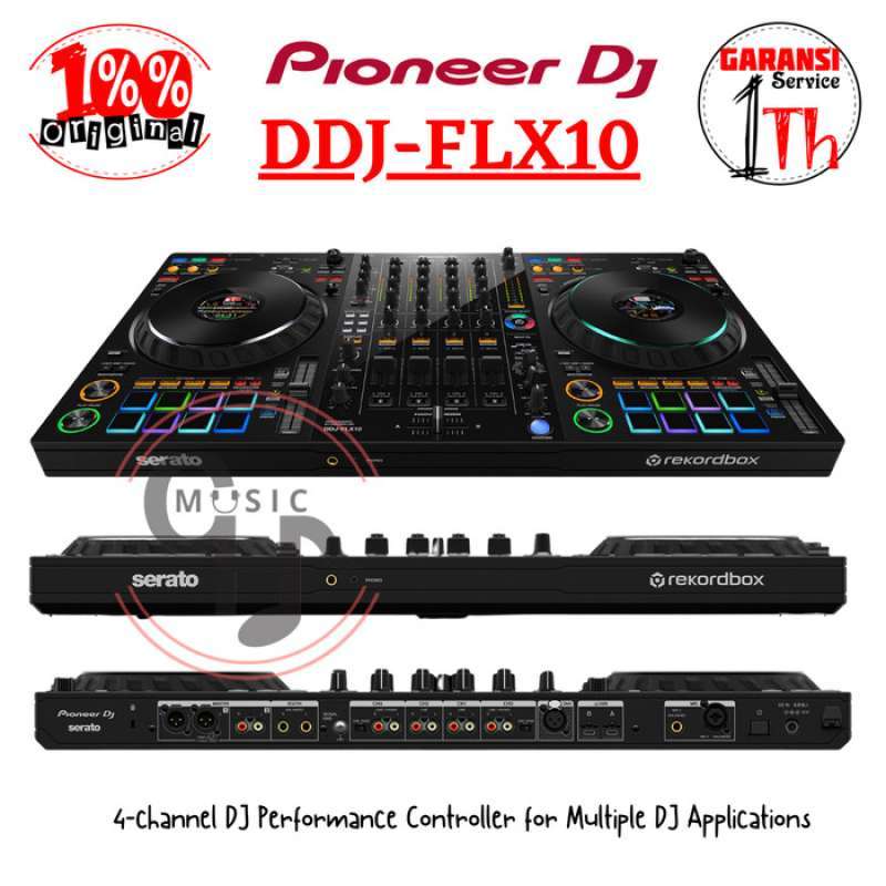 Promo Pioneer Ddj-Flx10 4Channel Dj Performance Controller Ddj Flx-10 ...
