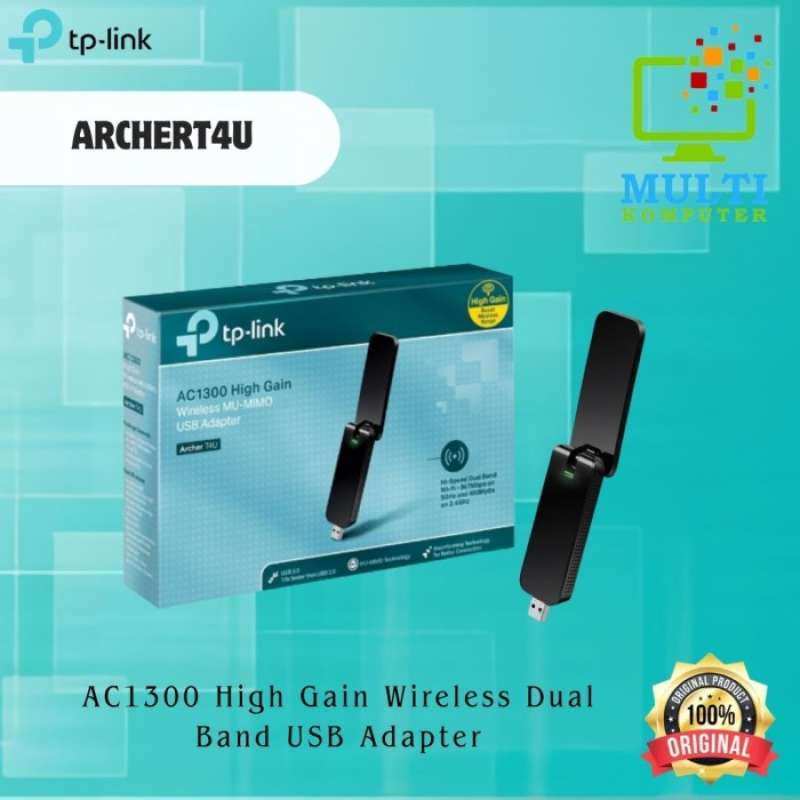 Promo Archer T4U AC1200 Wireless Dual Band USB Adapter Diskon 23% di ...