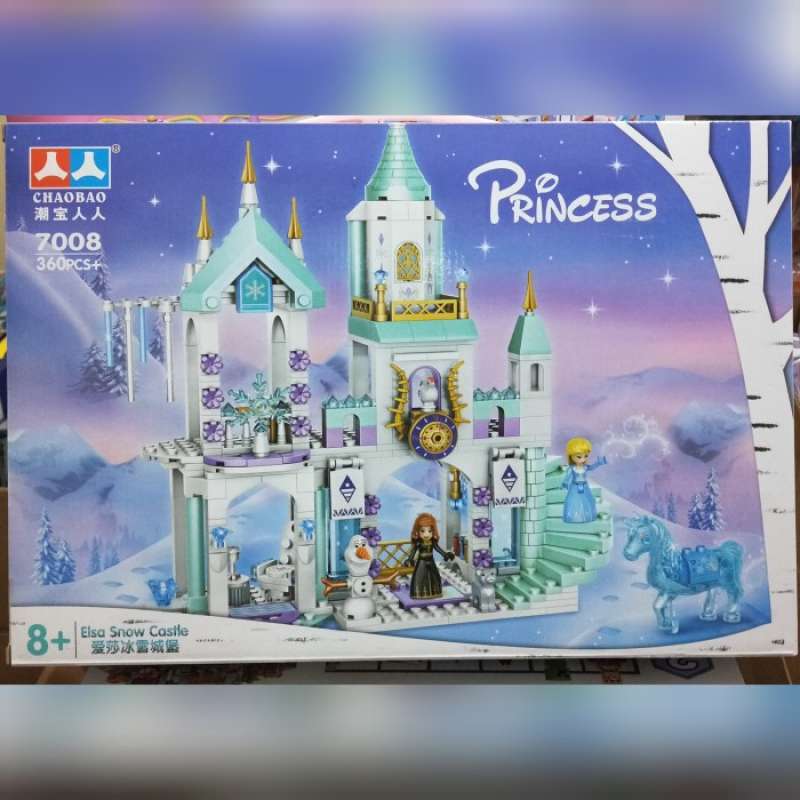 Jual Brick Princess Elsa Snow Castle Princess Istana Salju Frozen ...