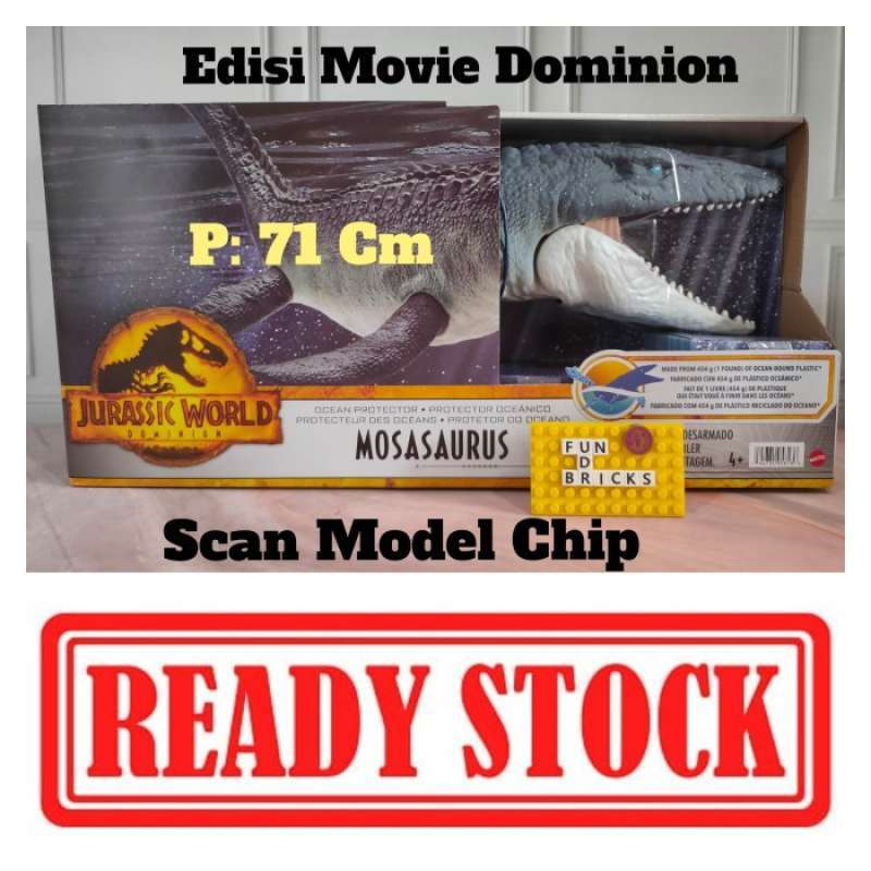 Jual Jurassic World Dominion Ocean Protector Mosasaurus Movie Mattel di ...