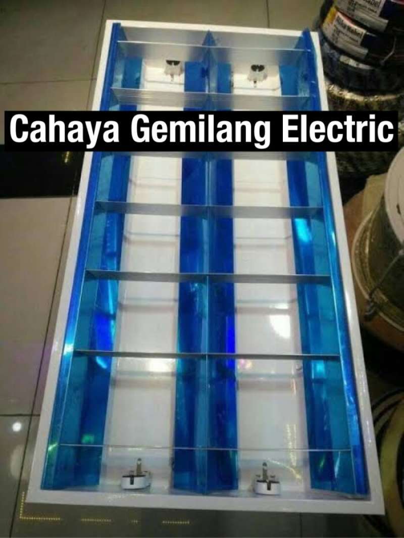 Promo Kap Lampu Tl Led Rm 2x18 Komplit Tl Led Kap Lampu Neon Plafon ...