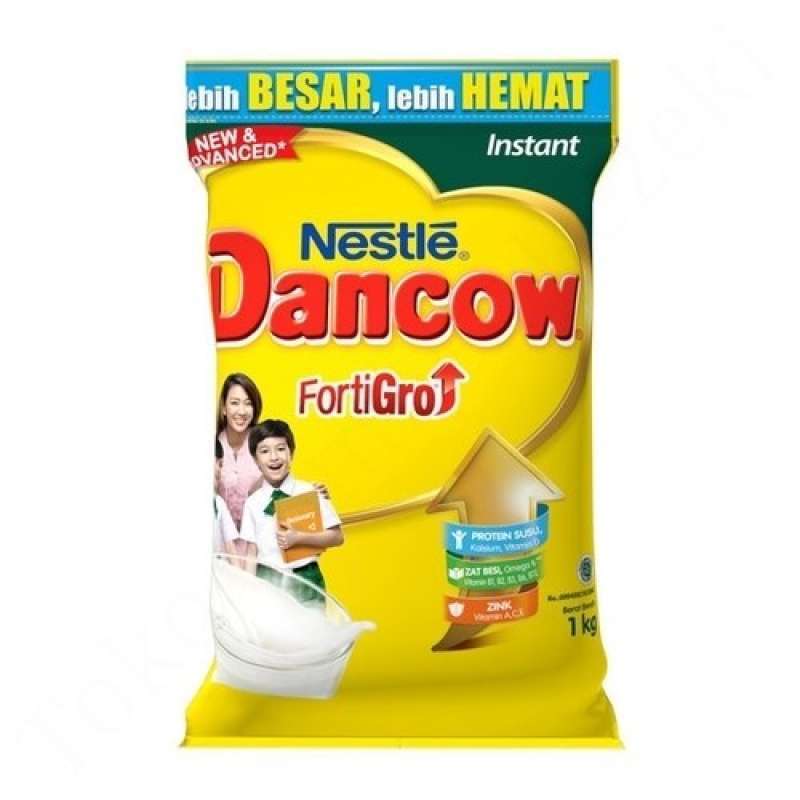 Promo Dancow 1000 Gram Gr Instant Susu Bubuk Instan Cream 1Kg Milk ...