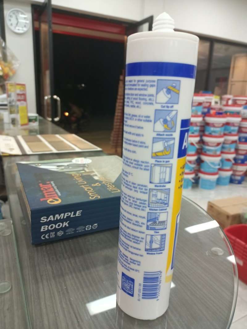 Jual lem silen botol vt 222 - selleys acrylic sealant 450 gram - putih di Seller Galelleaa Shop ...
