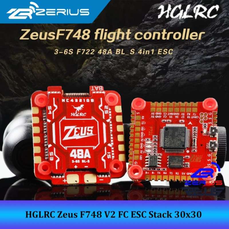 Promo HGLRC Zeus F748 V2 FC ESC Stack 30x30 3-6S Flight Controller Diskon 23% di Seller Golia ...
