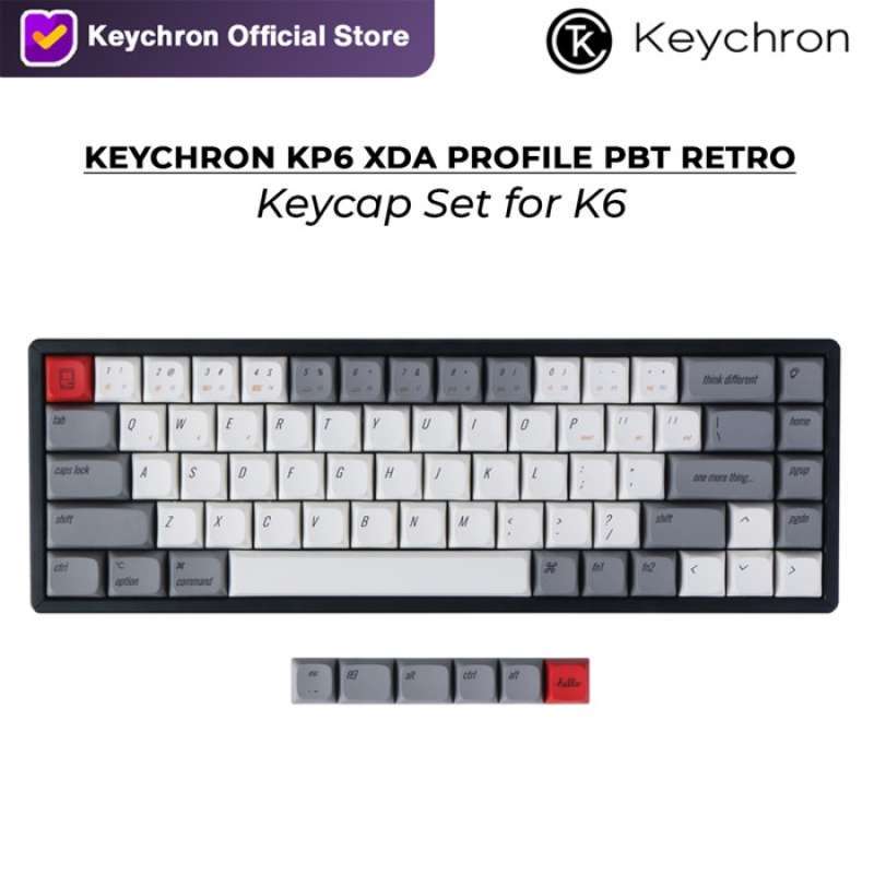 Promo Keychron KP5 XDA Profile PBT Retro Keycap Set for K6 Diskon 23% ...
