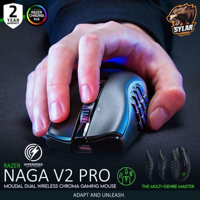Promo Naga V2 Pro MMO Dual Wireless Gaming Mouse - Multivariasi ...