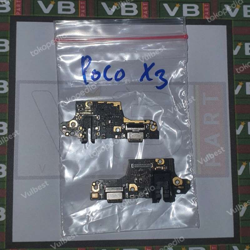 Jual Connector Charge Papan Cas Pcb Bawah Mic Poco X3 X3 Nfc Full Ic ...