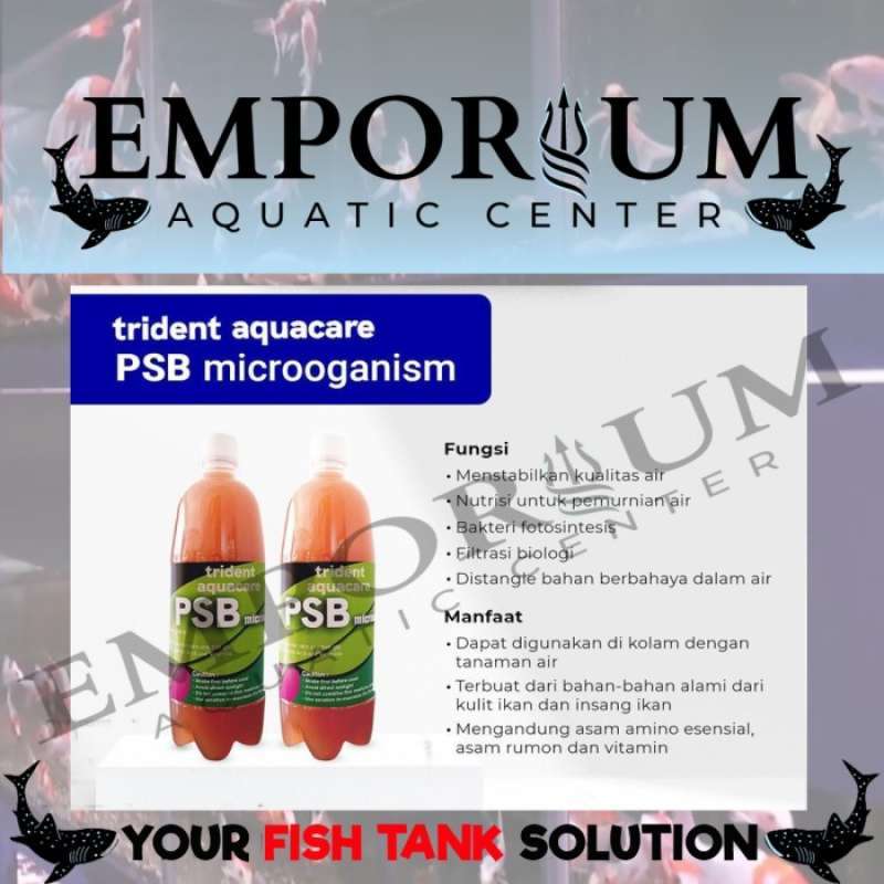 Jual PSB Bakteri Starter Pngurai Penjernih Air Aquarium 500ML Made in Japan di Seller Indah ...