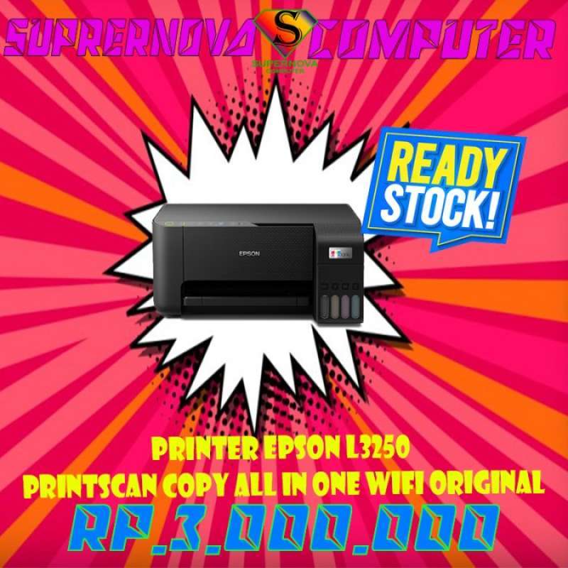 Promo Printer Epson L3250 PrintScan Copy All In One Wifi Original - Multicolor Diskon 23% di ...