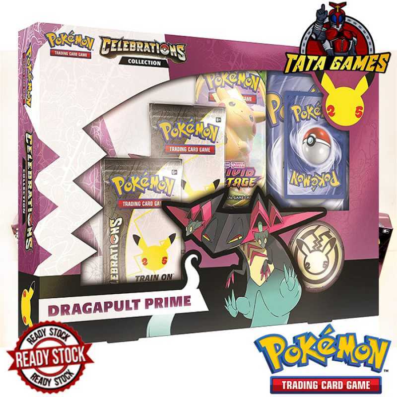 Promo Pokemon TCG 25th Celebrations Collection Dragapult Prime Box ...