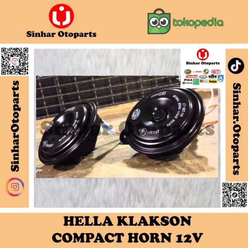 Jual HELLA KLAKSON COMPACT HORN 12V di Seller Akbar Sejahtera ...