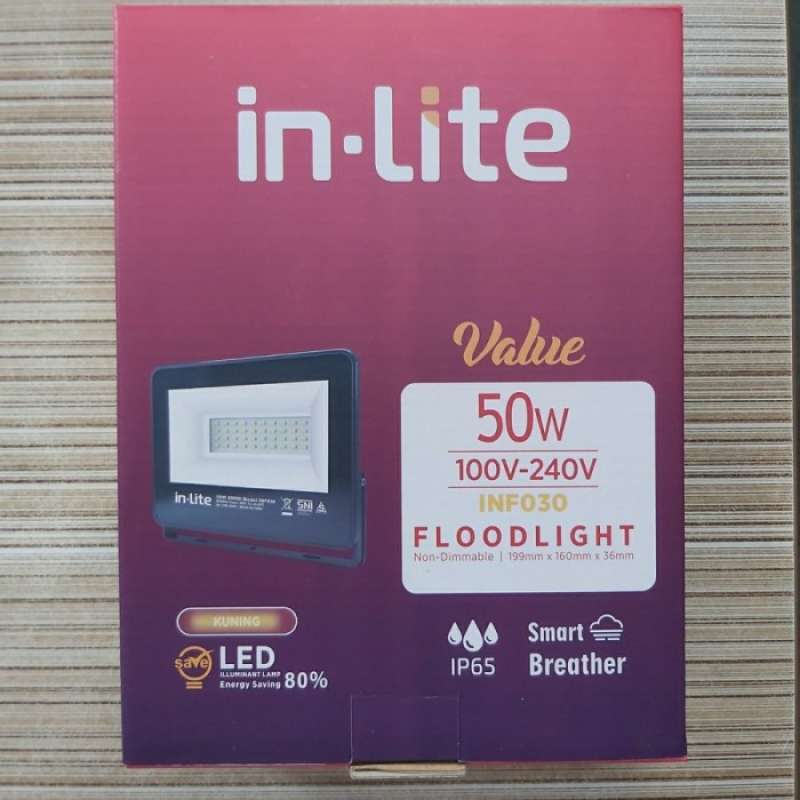 Promo INLITE Lampu Floodlight SMD INF030 50W Sorot Tembak Putih ...