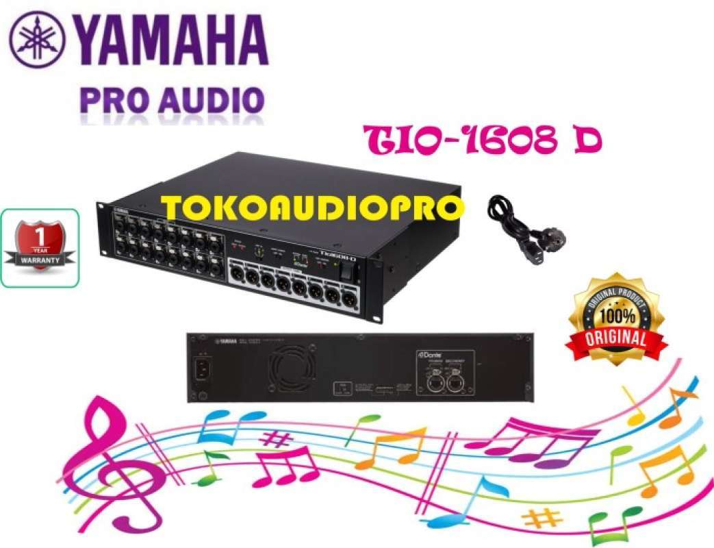 Promo Yamaha Tio1608-D Digital Stage Box with Dante Yamaha Tio-1608 ...